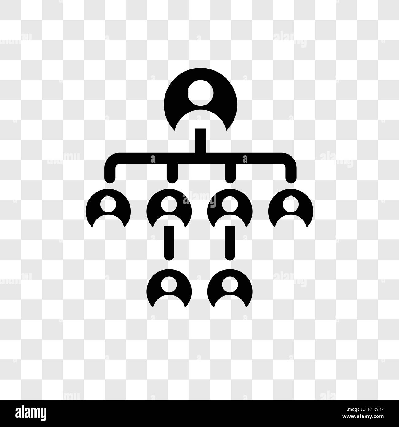 Network vector icon isolated on transparent background, Network ...