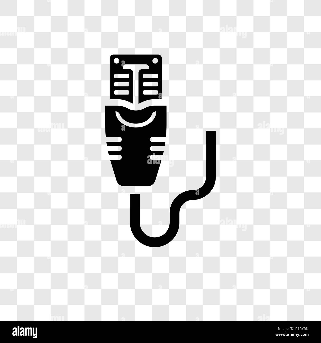 Computer network server cables connections Stock Vector Images - Alamy