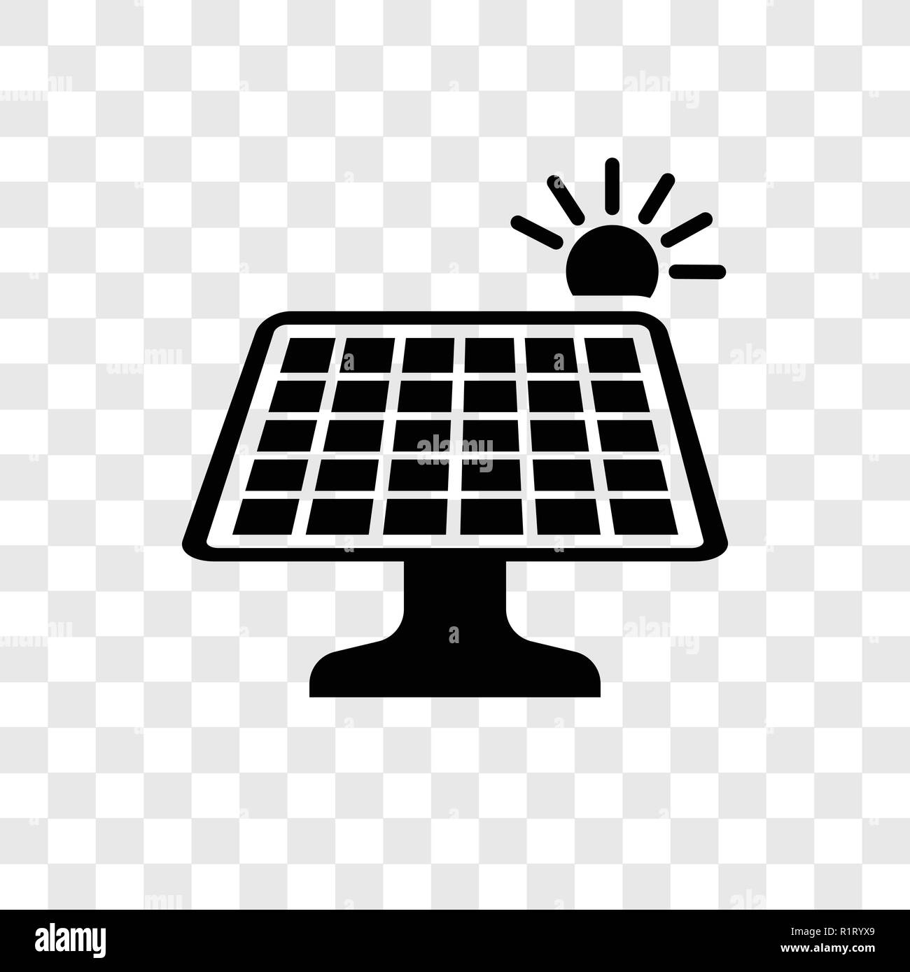 Solar panel vector icon isolated on transparent background, Solar panel ... Solar panel vector icon isolated on transparent background, Solar panel ...