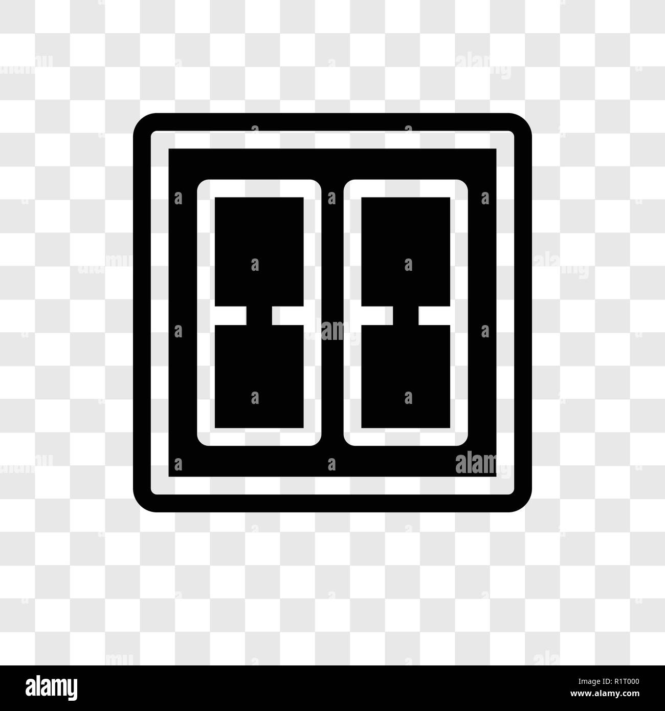 Switch vector icon isolated on transparent background, Switch ...