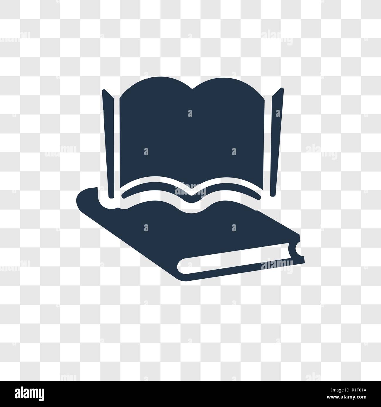 Open book vector icon isolated on transparent background, Open book ...