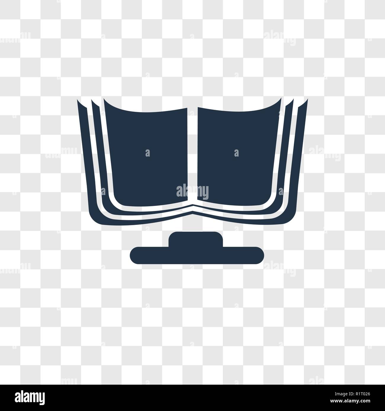 Book vector icon isolated on transparent background, Book transparency ...