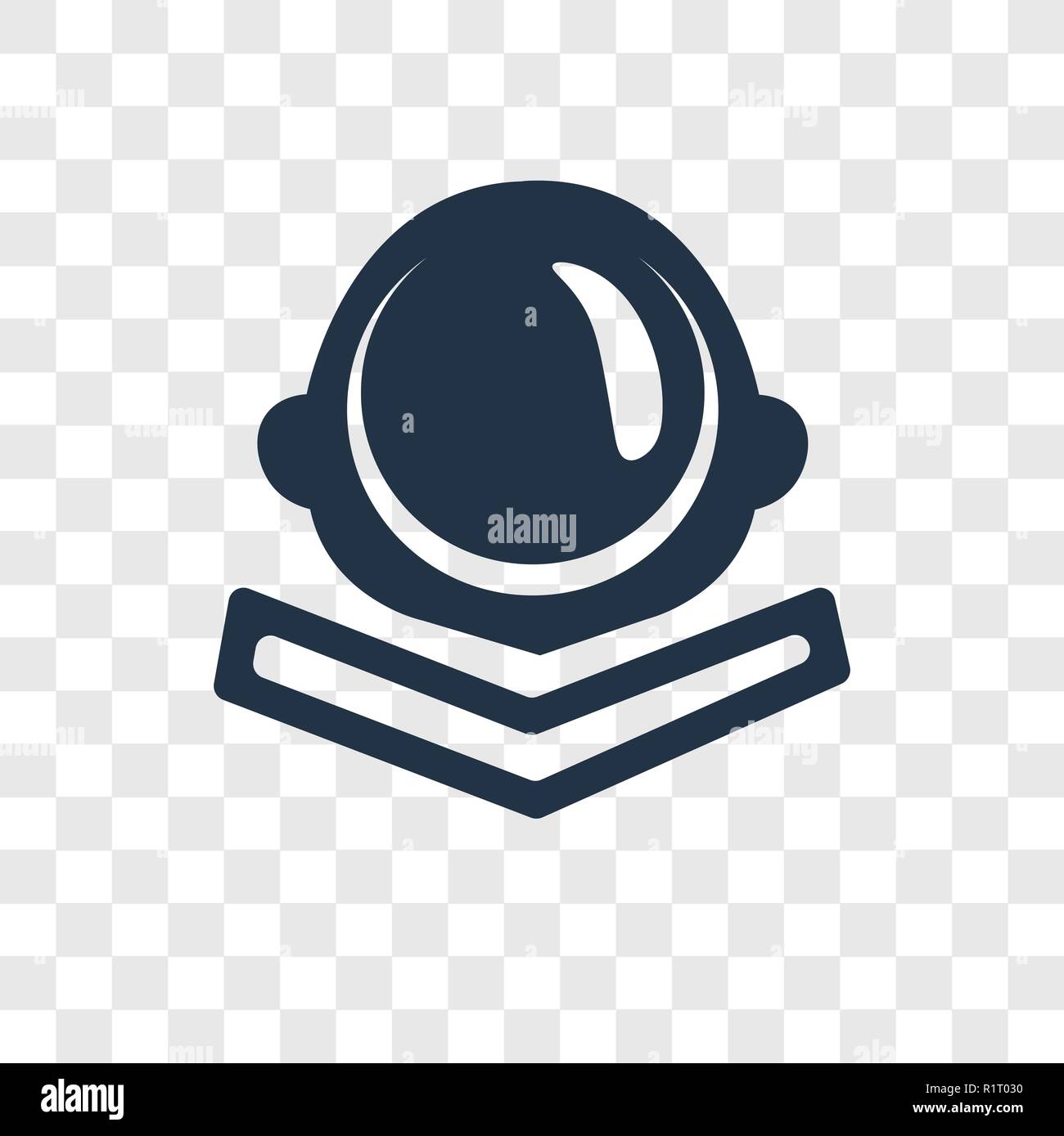 Astronaut vector icon isolated on transparent background, Astronaut ...