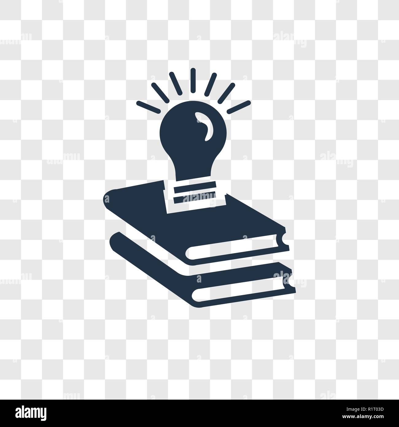 Idea vector icon isolated on transparent background, Idea transparency ...