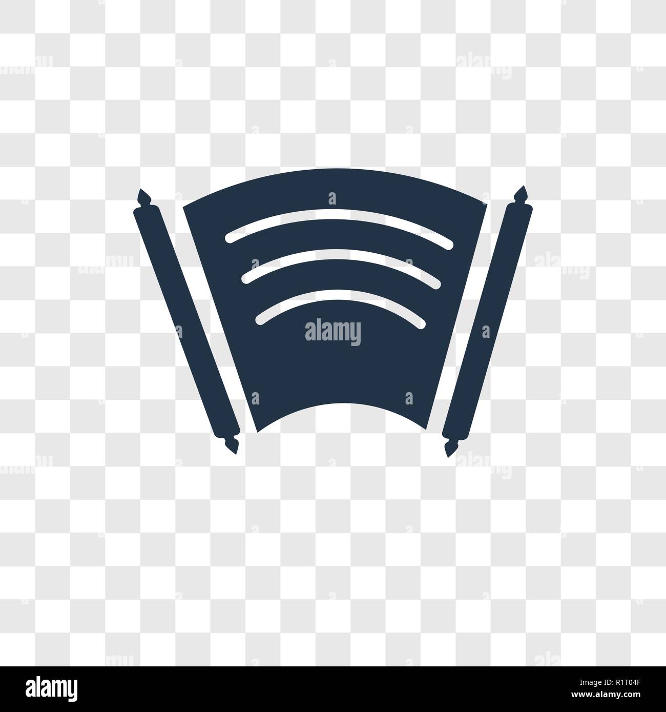 Manuscript vector icon isolated on transparent background, Manuscript ...