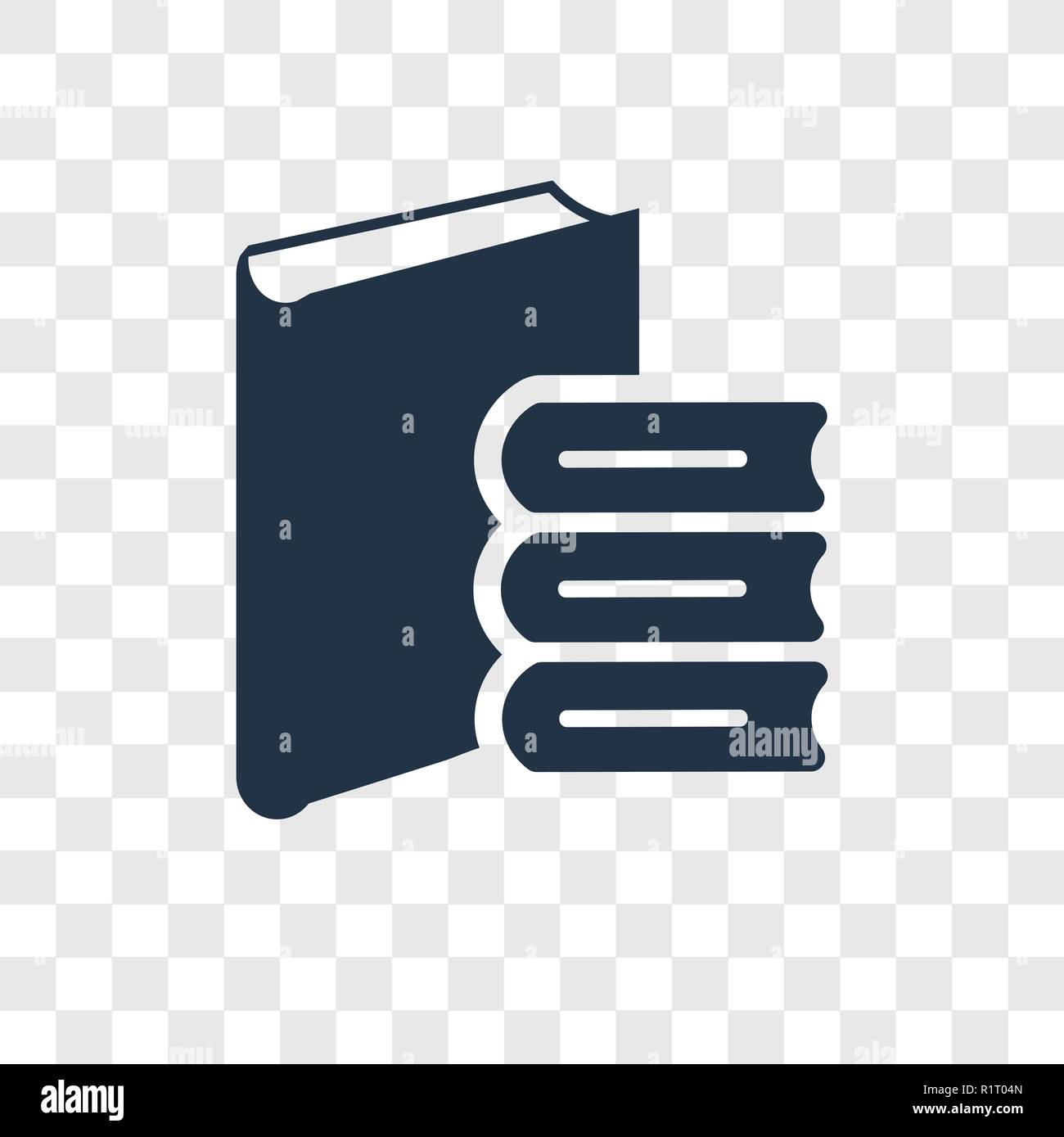 Book vector icon isolated on transparent background, Book transparency ...