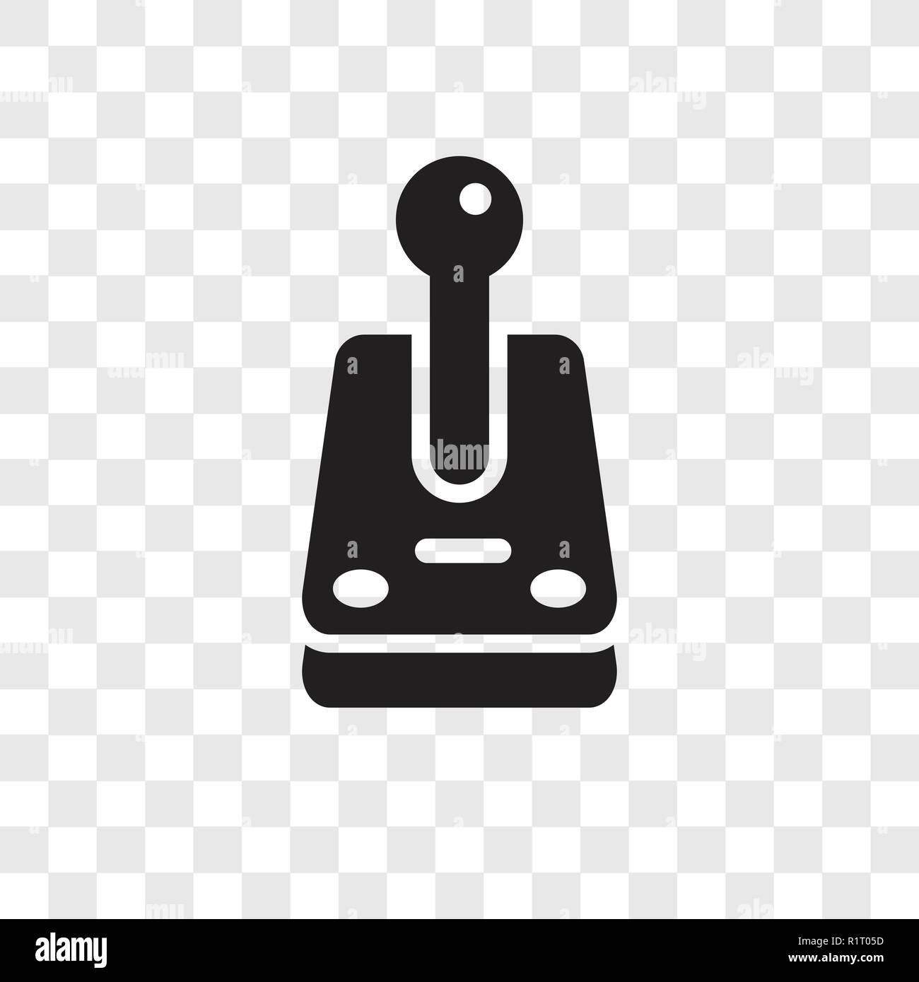 Icono De Joystick Joystick Black Icon Button Logo Symbol Stock Vector