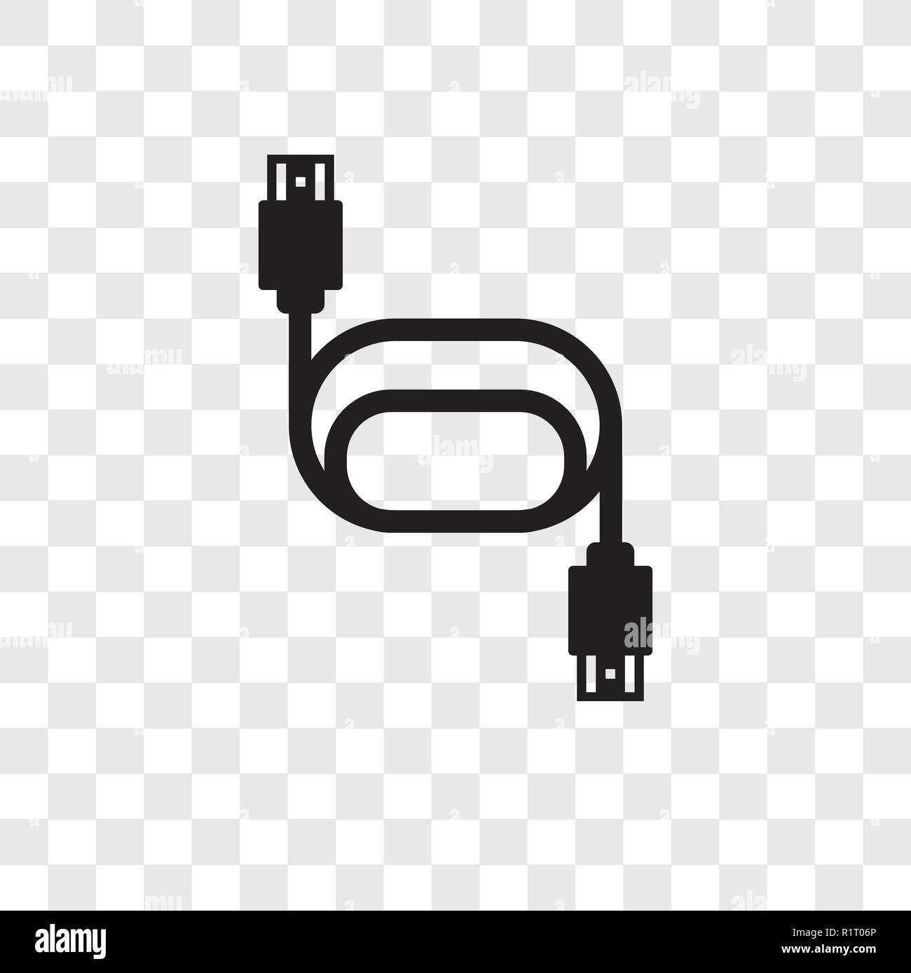Hdmi vector icon isolated on transparent background, Hdmi transparency ...