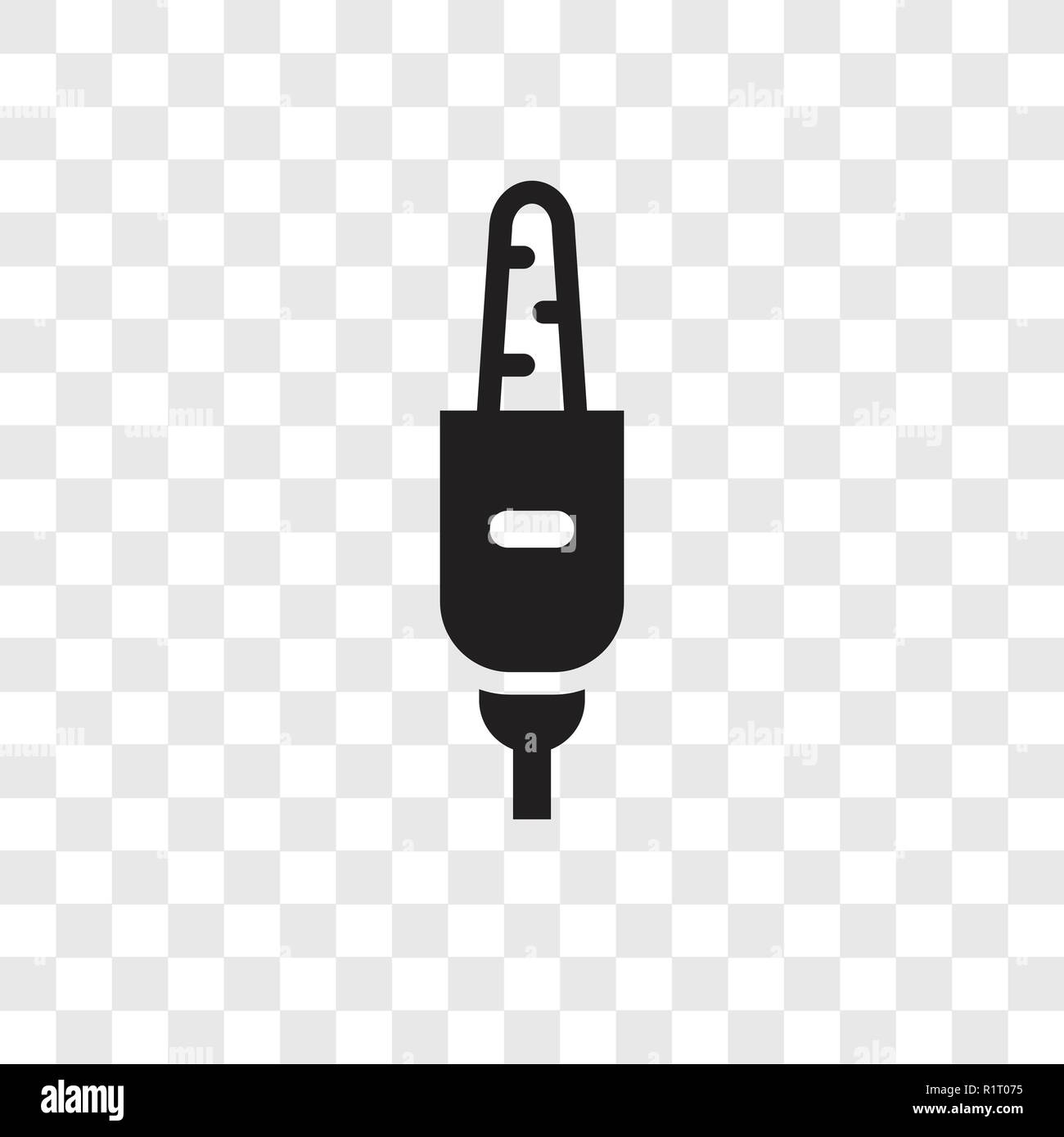 Jack vector icon isolated on transparent background, Jack transparency ...