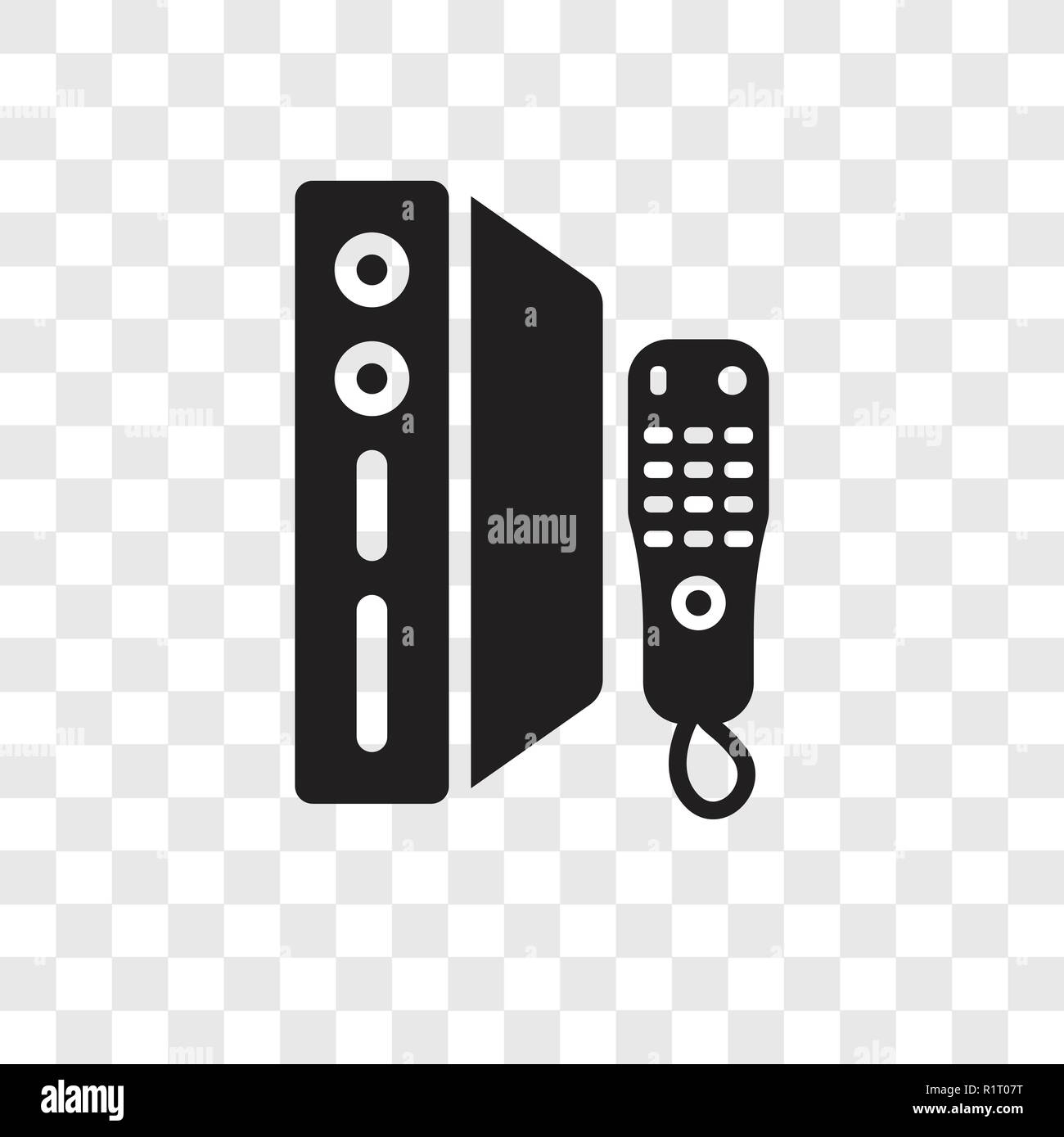 Game console vector icon isolated on transparent background, Game ...