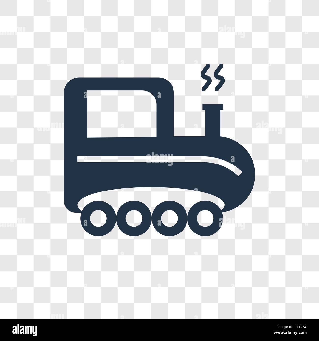 Train toy vector icon isolated on transparent background, Train toy ...