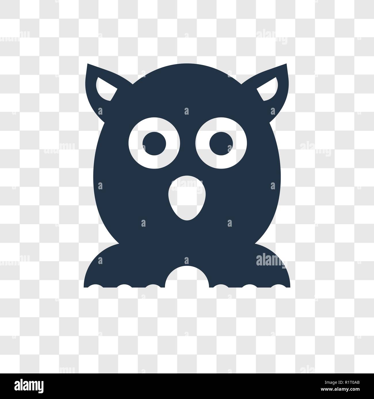 Furby toy vector icon isolated on transparent background, Furby toy ...