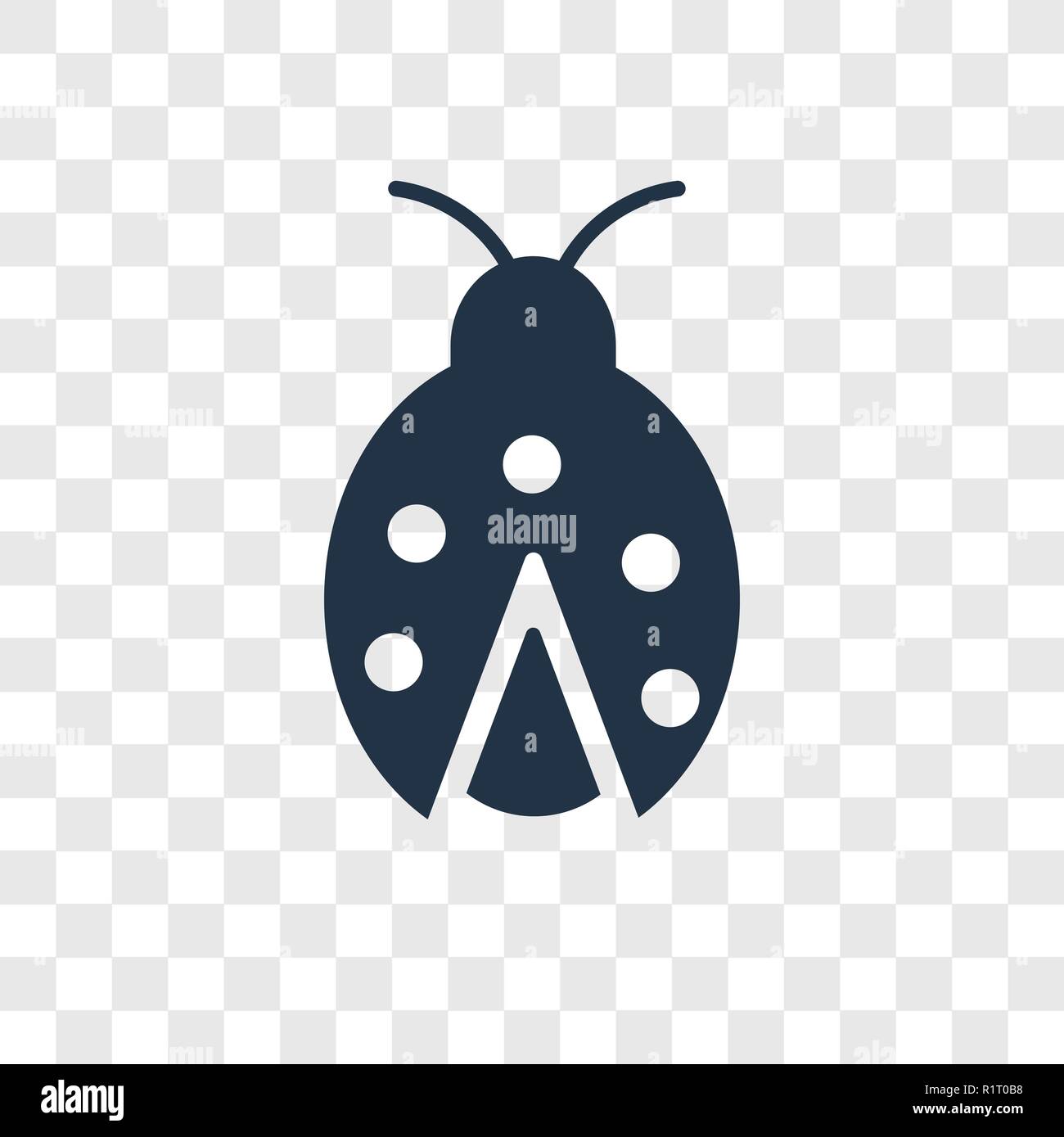 Ladybug toy vector icon isolated on transparent background, Ladybug toy ...