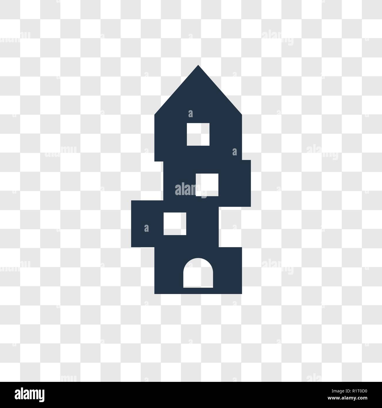 Blocks toy vector icon isolated on transparent background, Blocks toy ...