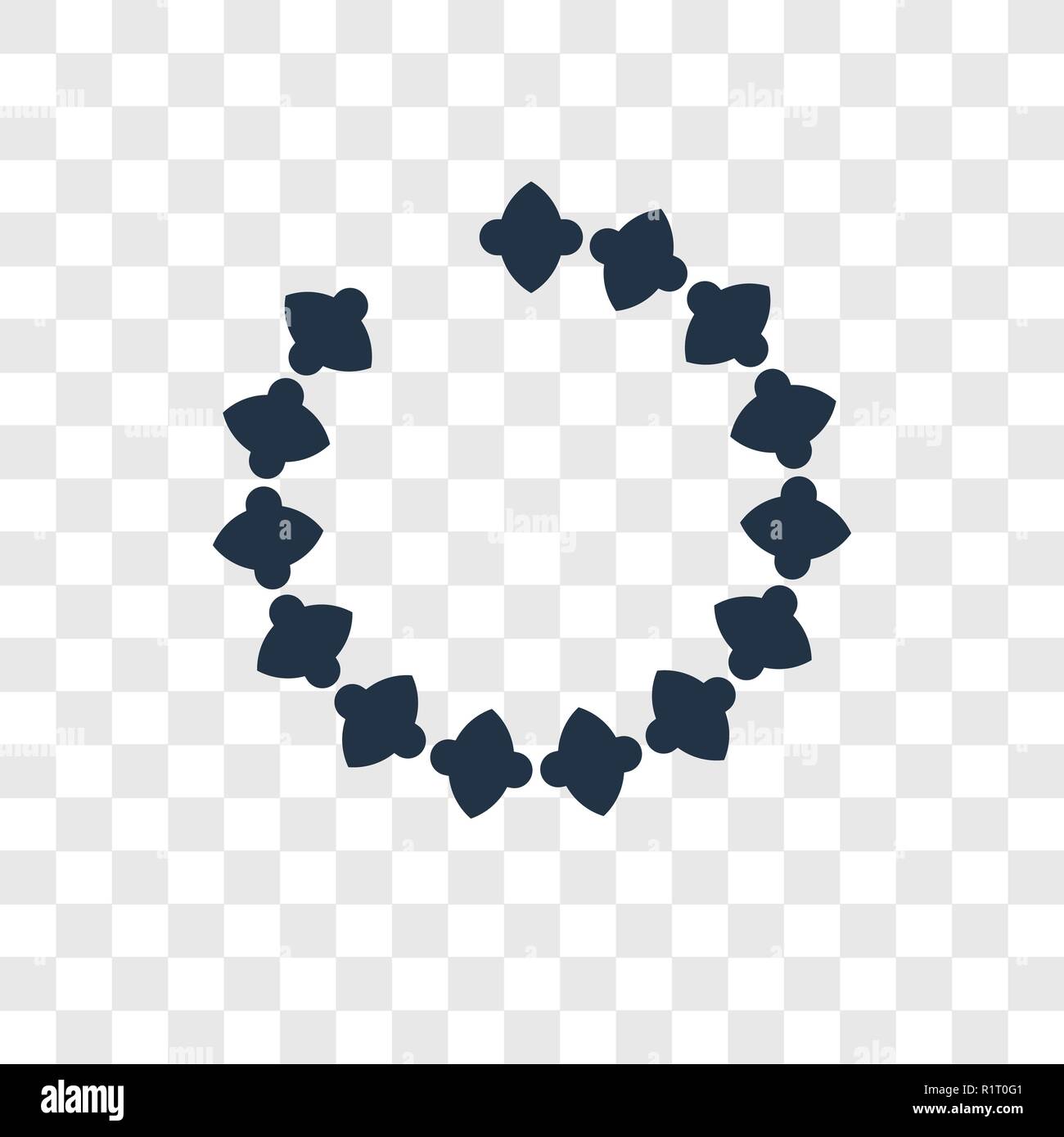 Loading vector icon isolated on transparent background, Loading ...