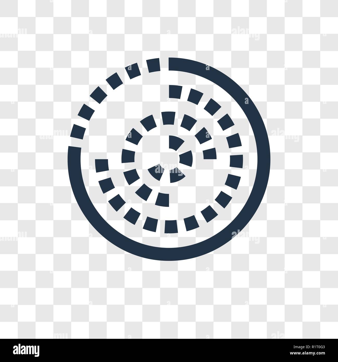 Loading vector icon isolated on transparent background, Loading ...