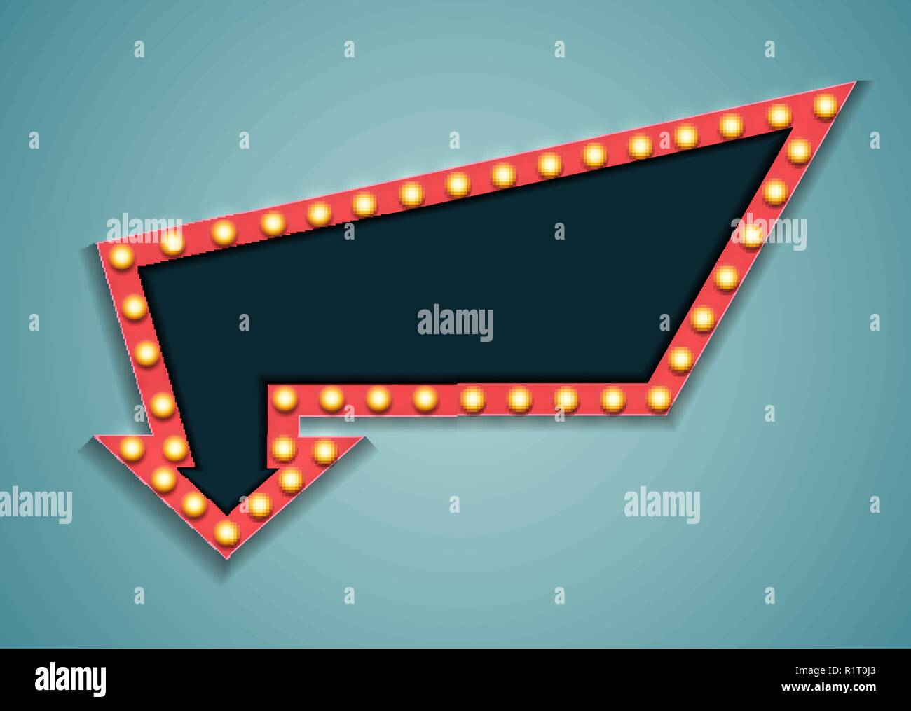 Retro arrow hi-res stock photography and images - Alamy