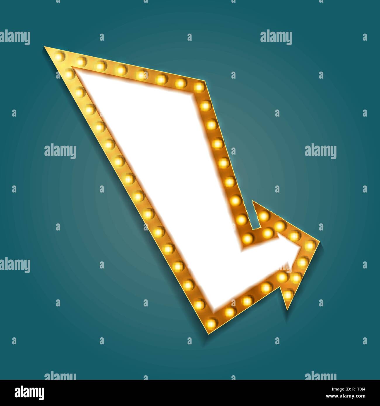 Retro arrow hi-res stock photography and images - Alamy