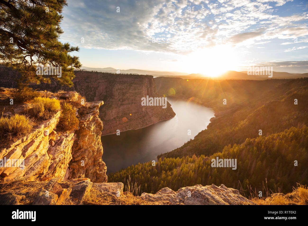 Flaming Gorge recreation area Stock Photo - Alamy
