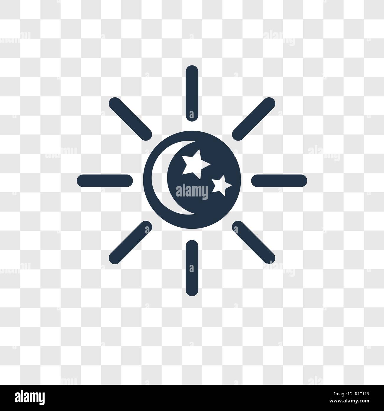 Daytime vector icon isolated on transparent background, Daytime ...