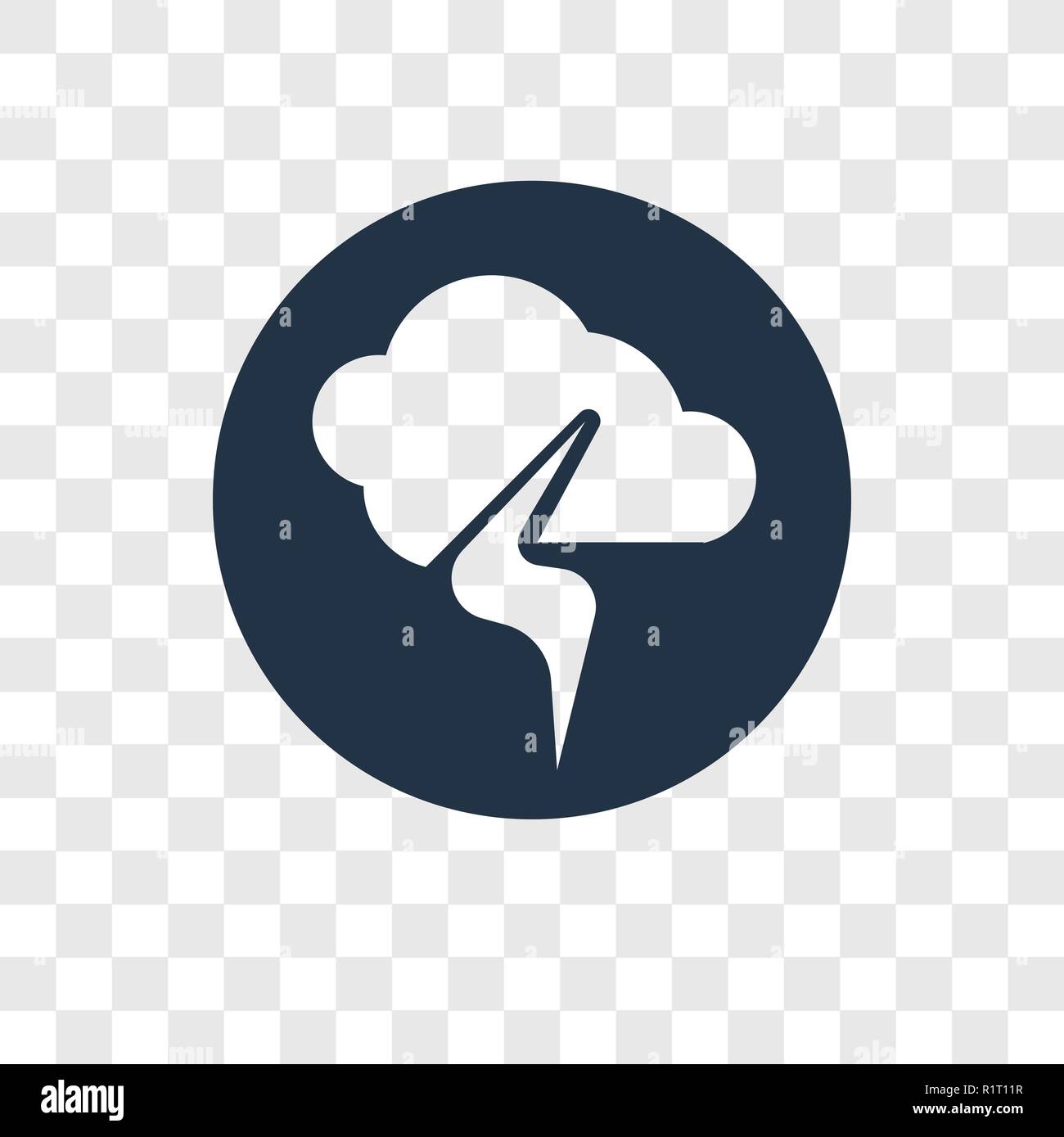 Bolt vector icon isolated on transparent background, Bolt transparency ...