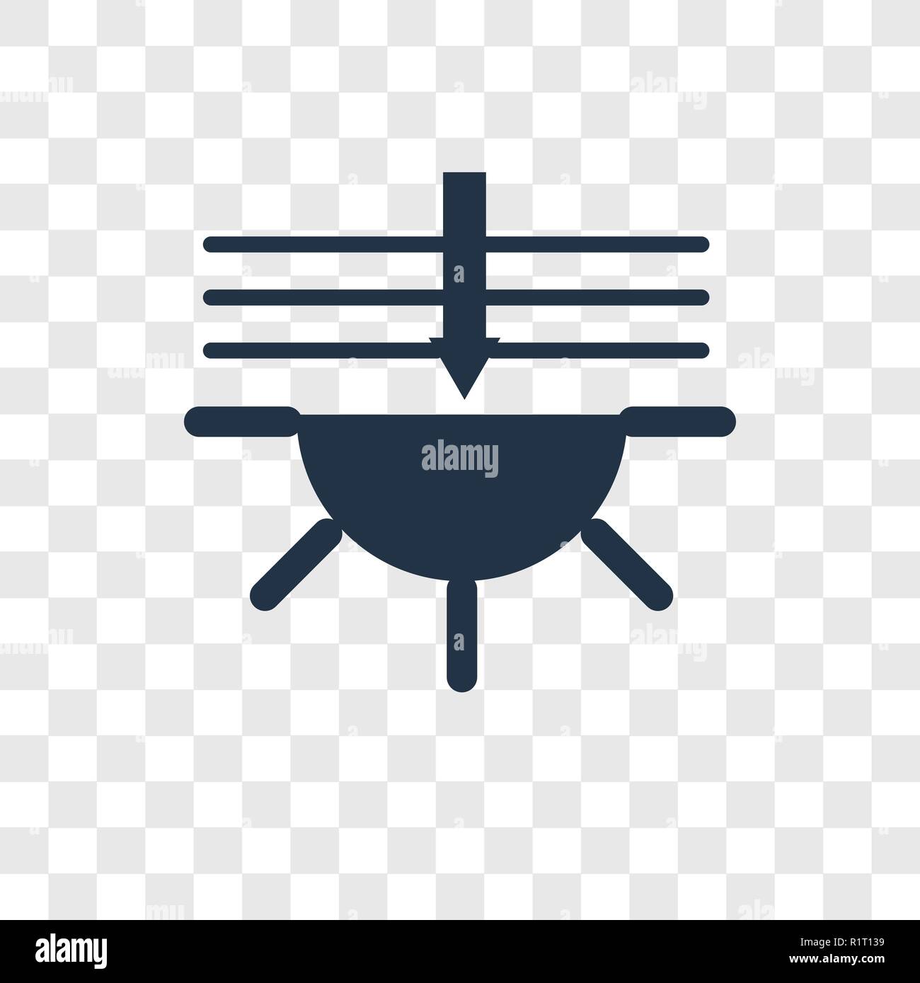 Aurora vector icon isolated on transparent background, Aurora ...