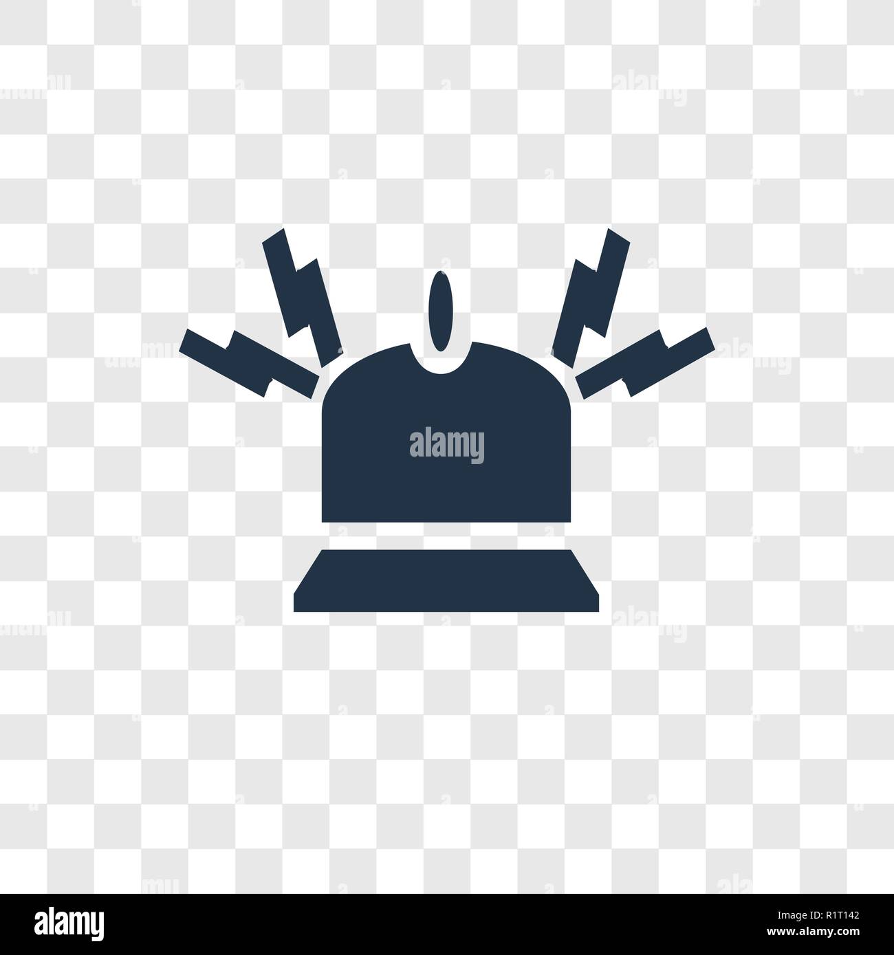 Bell vector icon isolated on transparent background, Bell transparency ...