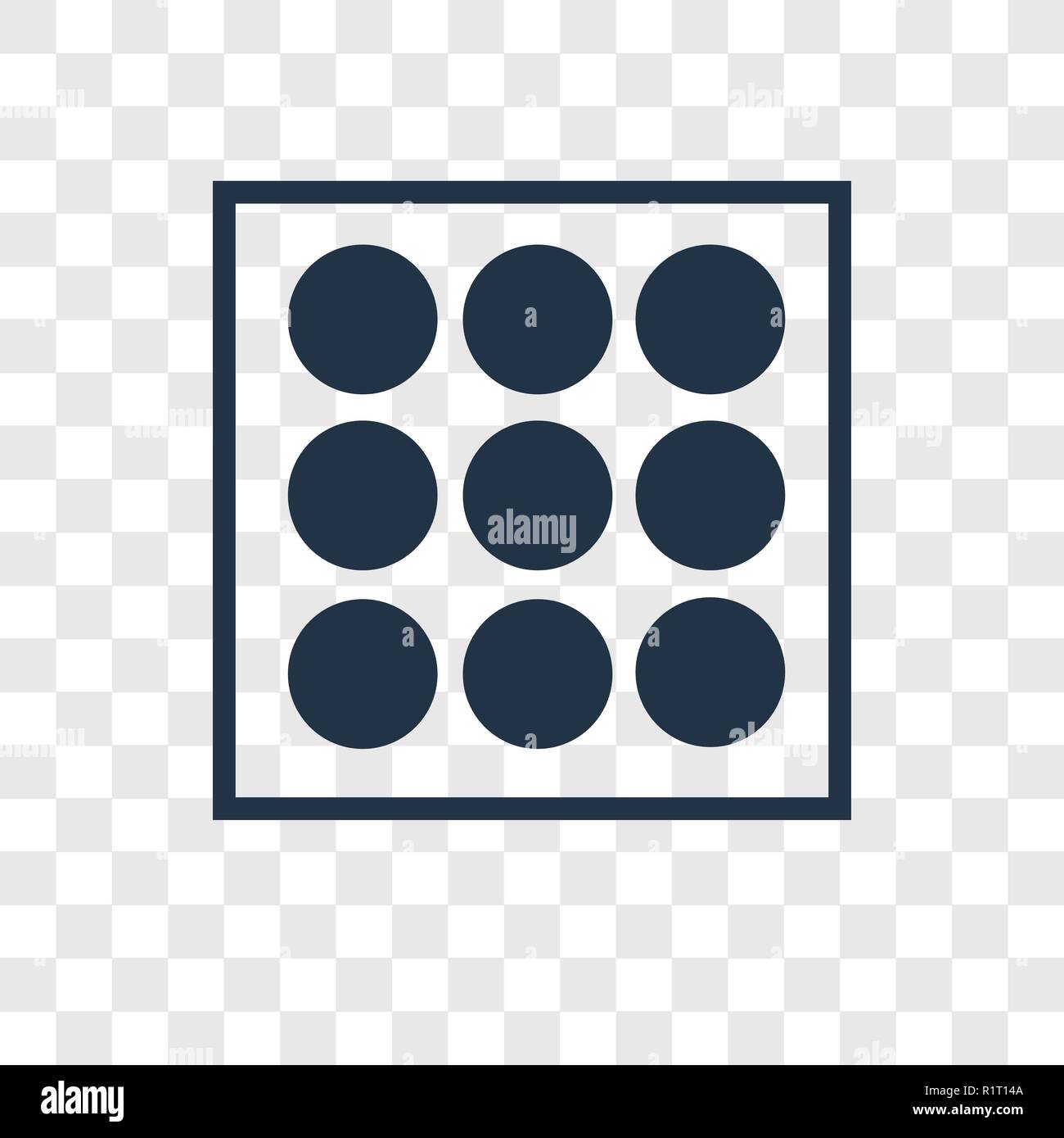 Menu vector icon isolated on transparent background, Menu transparency ...