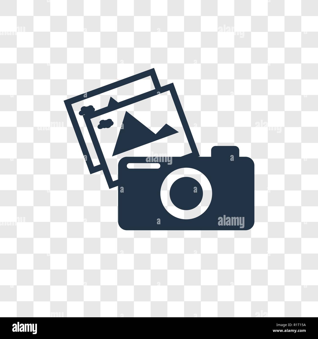 Picture vector icon isolated on transparent background, Picture ...