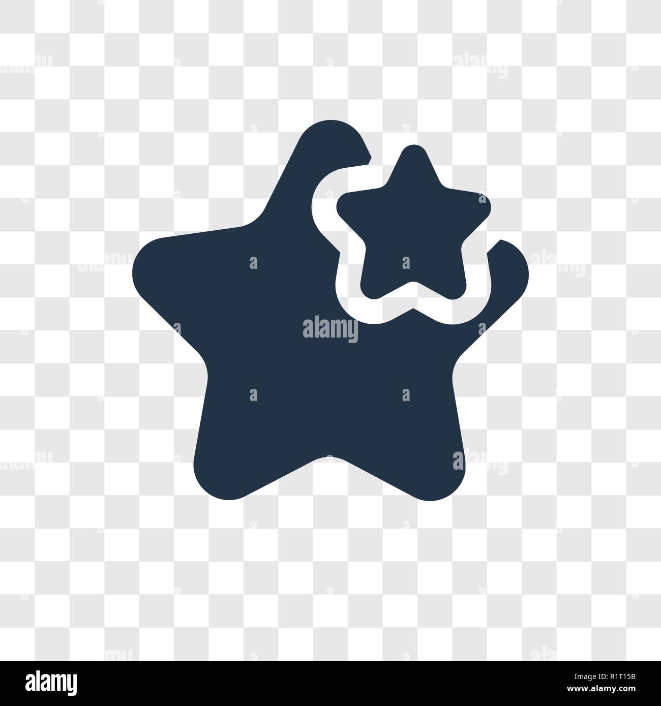 Favourite vector icon isolated on transparent background, Favourite ...