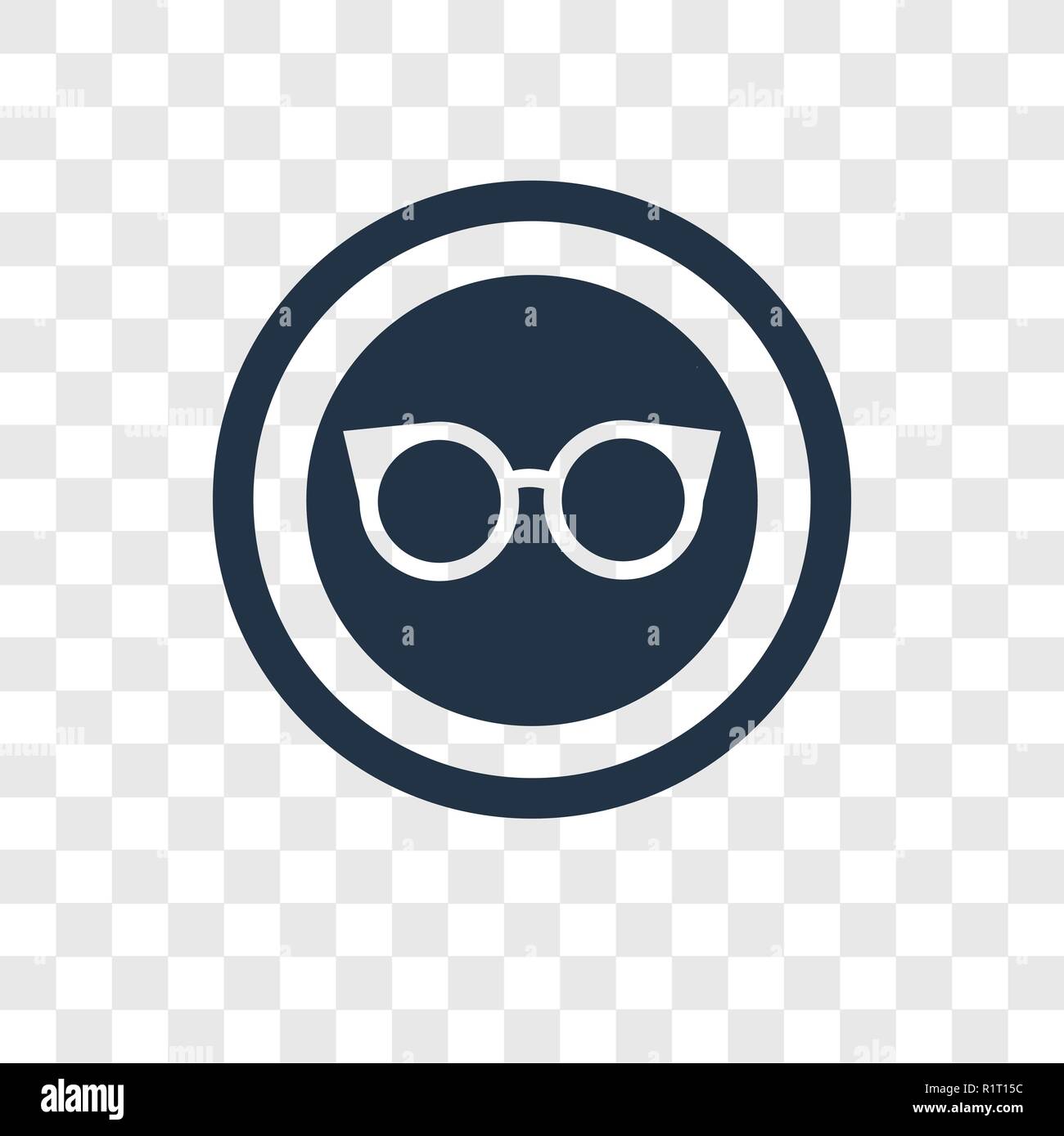 Sunglasses vector icon isolated on transparent background, Sunglasses ...