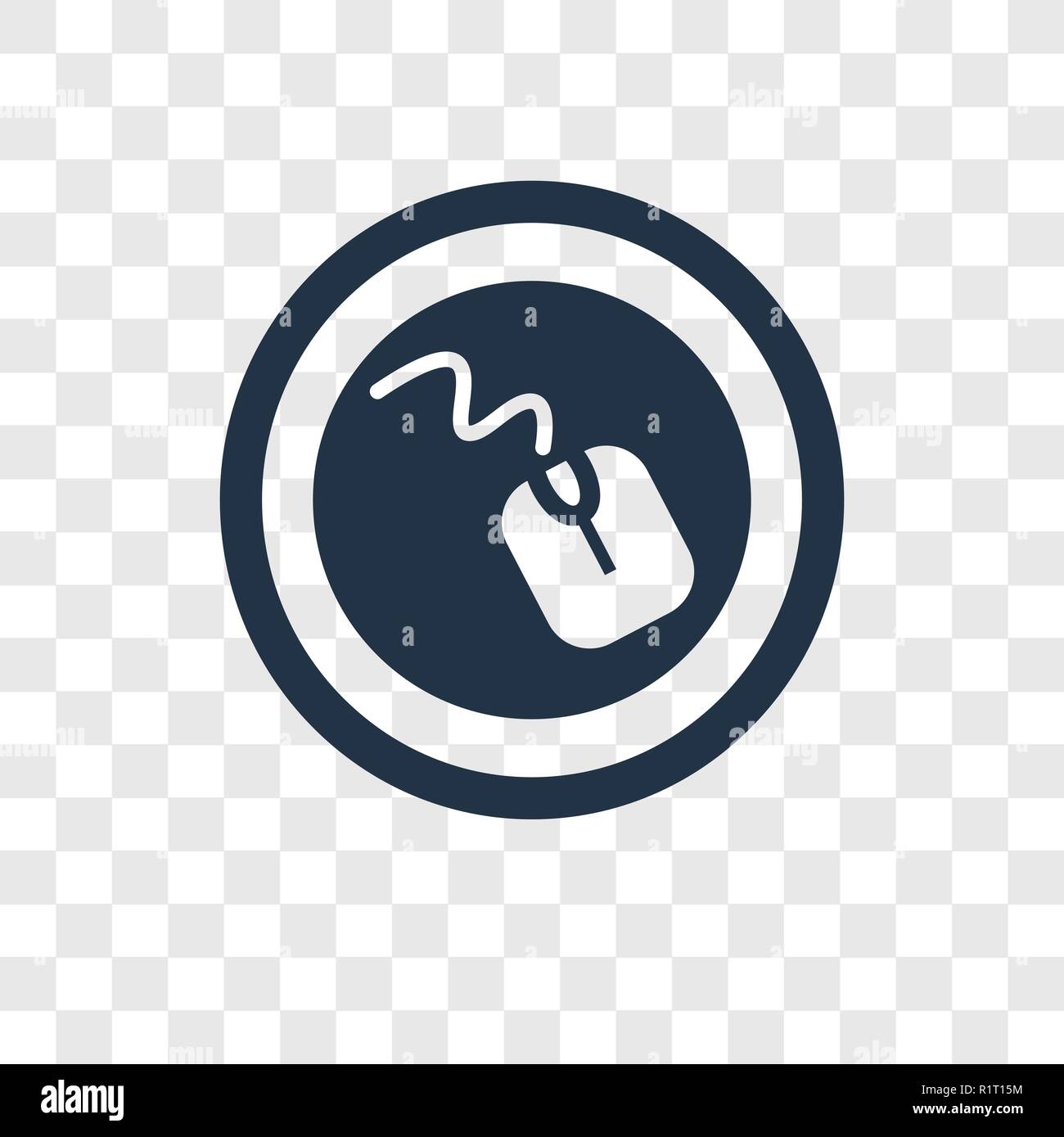 Mouse vector icon isolated on transparent background, Mouse ...
