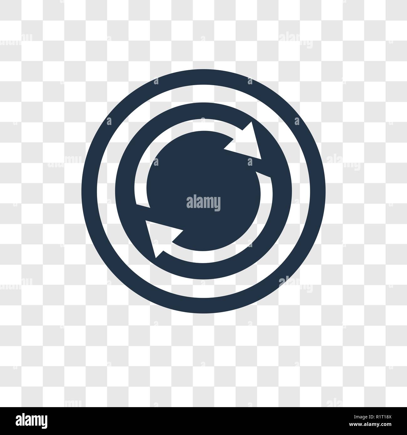 Reload vector icon isolated on transparent background, Reload ...
