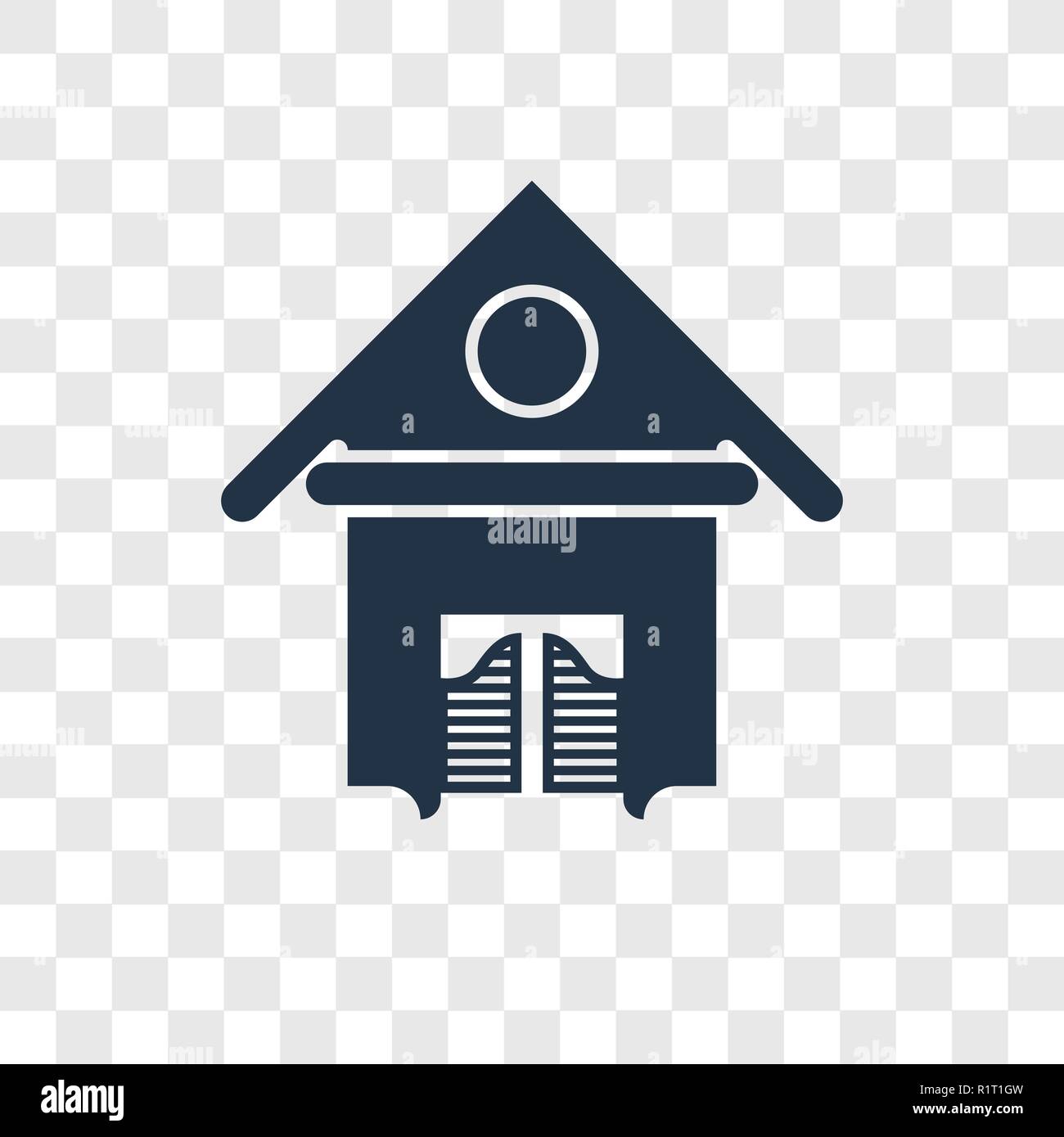 Saloon vector icon isolated on transparent background, Saloon ...