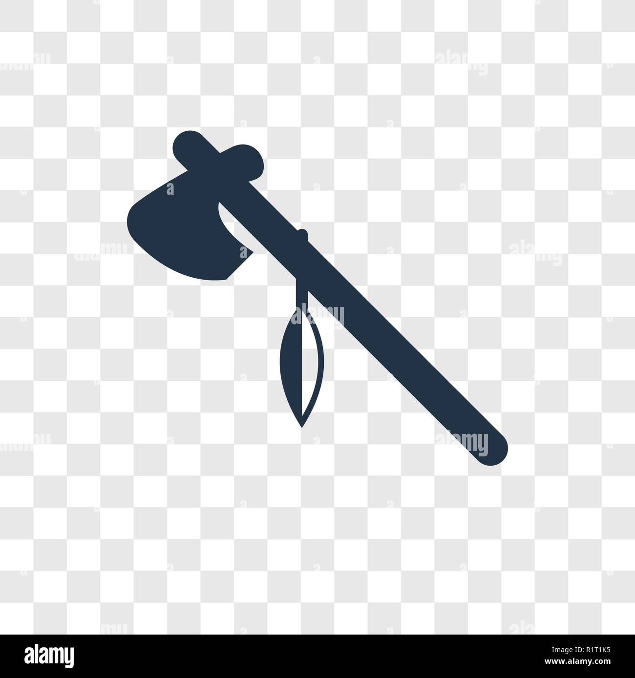 Tomahawk vector icon isolated on transparent background, Tomahawk ...