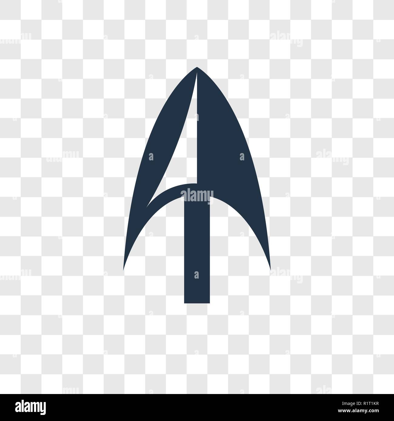 Arrow vector icon isolated on transparent background, Arrow ...