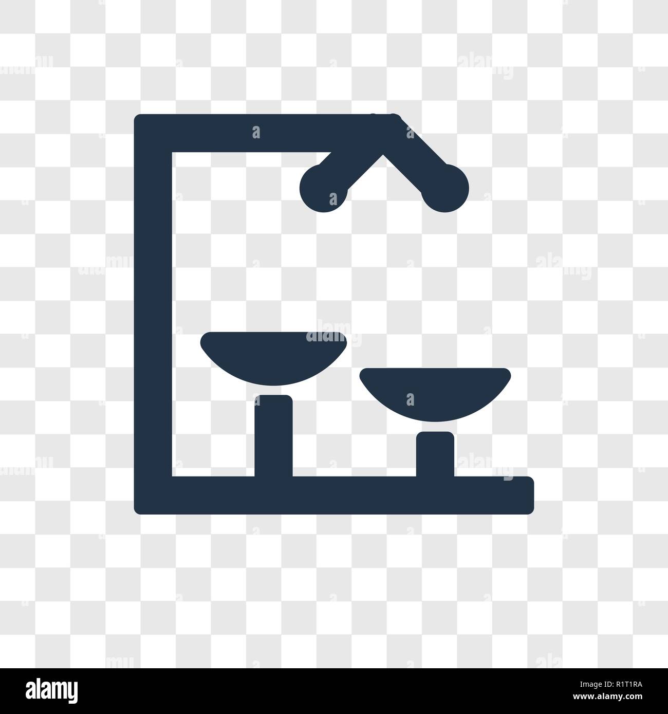 Weight vector icon isolated on transparent background, Weight ...