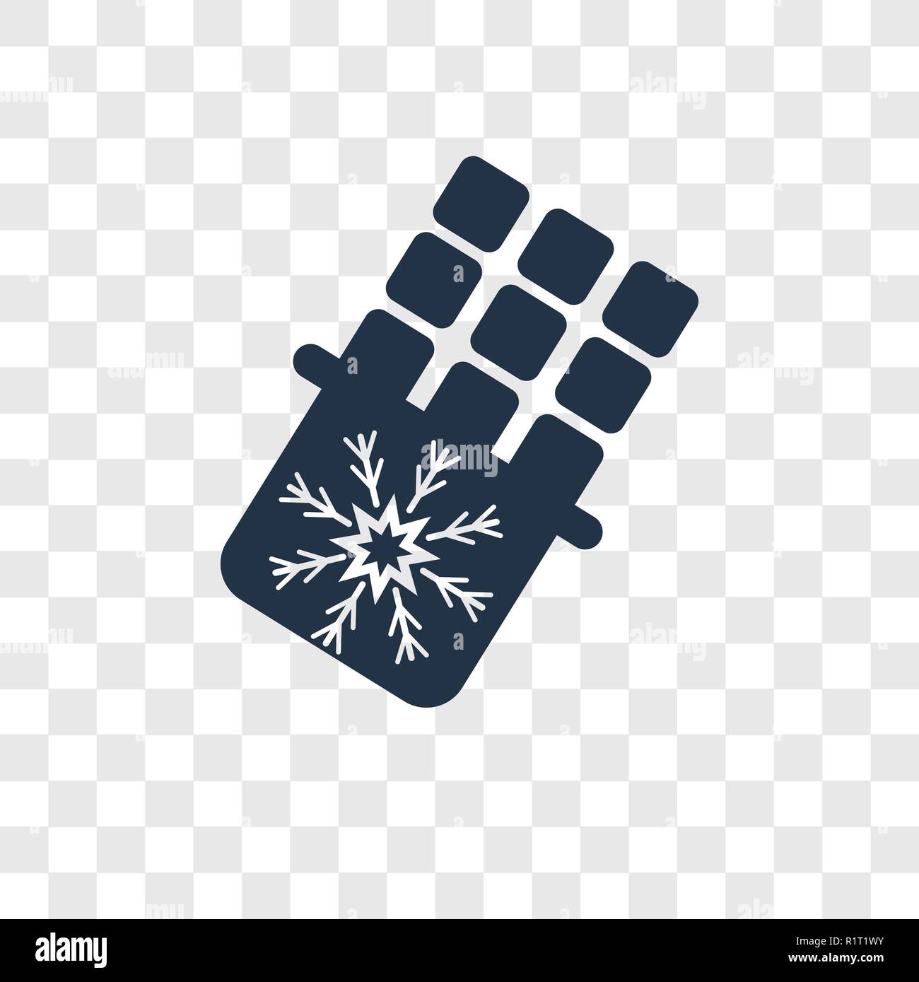 Chocolate vector icon isolated on transparent background, Chocolate ...