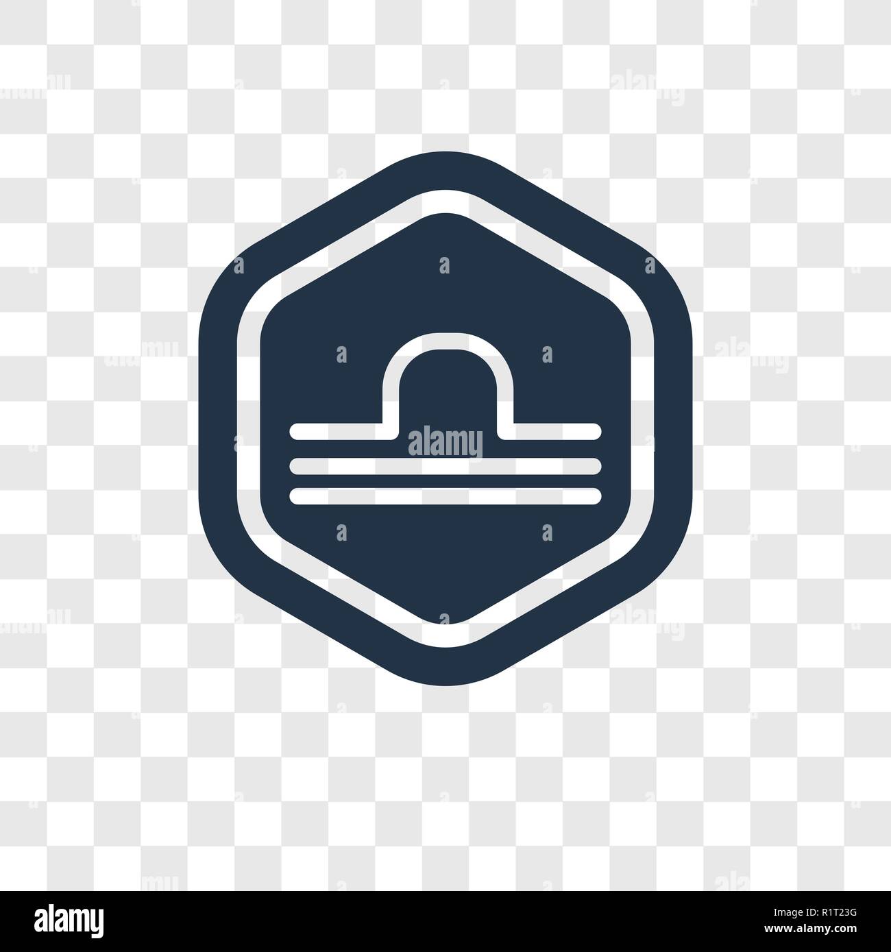 Libra vector icon isolated on transparent background, Libra ...