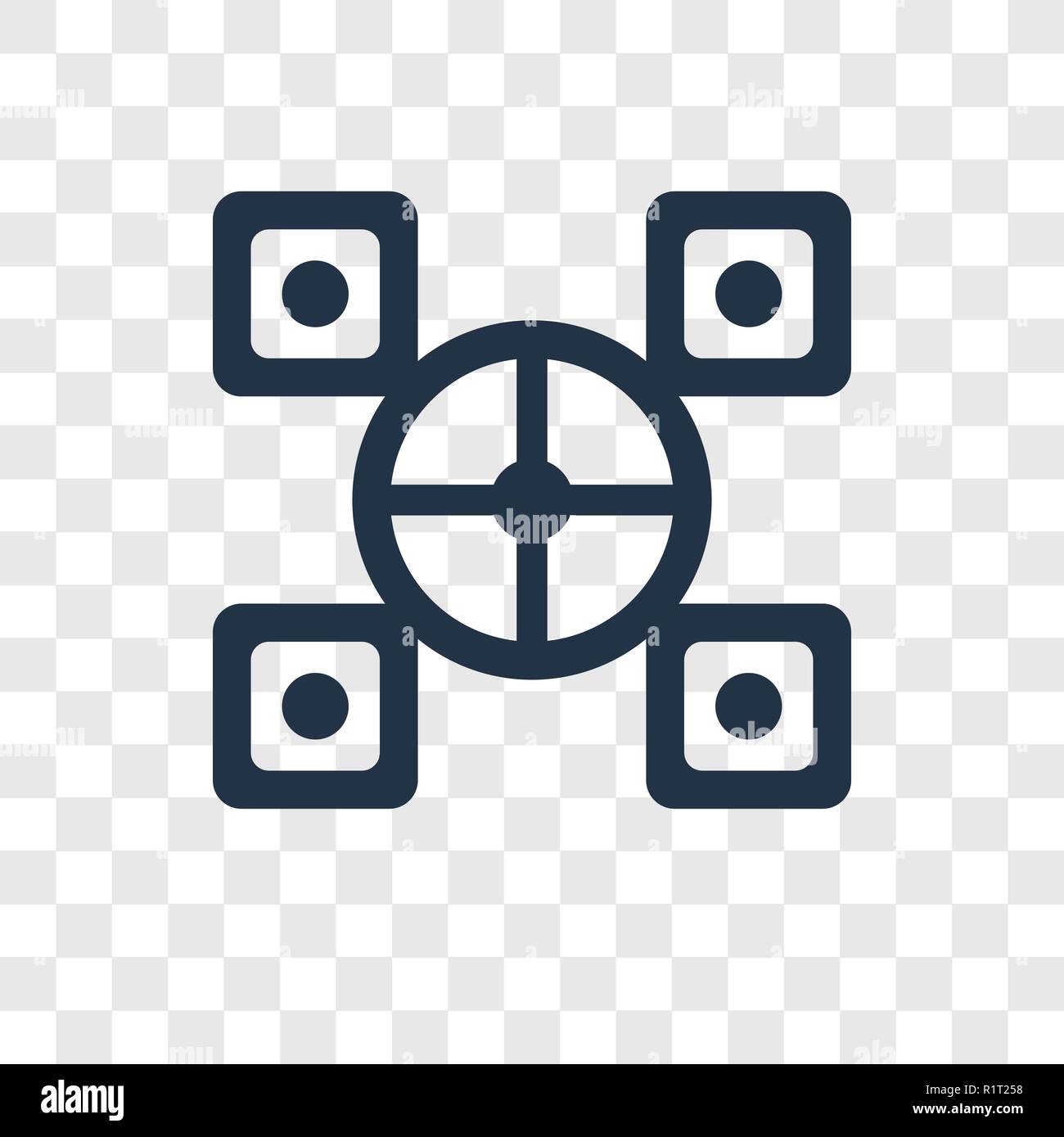 Excellence vector icon isolated on transparent background, Excellence ...