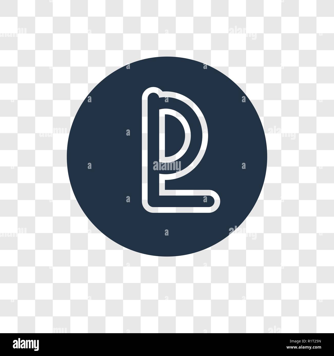 Pluto vector icon isolated on transparent background, Pluto ...