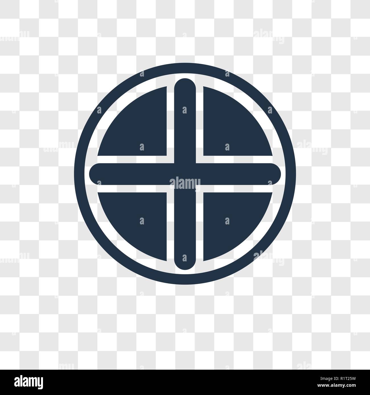 Earth vector icon isolated on transparent background, Earth ...