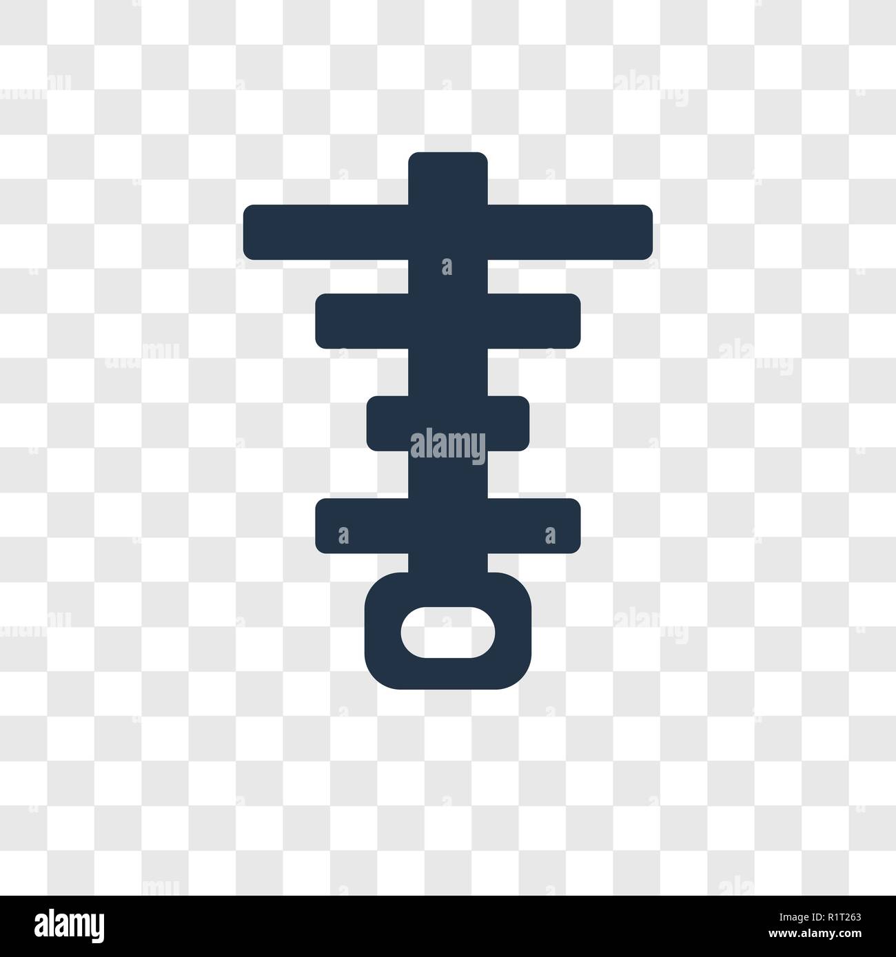 Strength vector icon isolated on transparent background, Strength ...