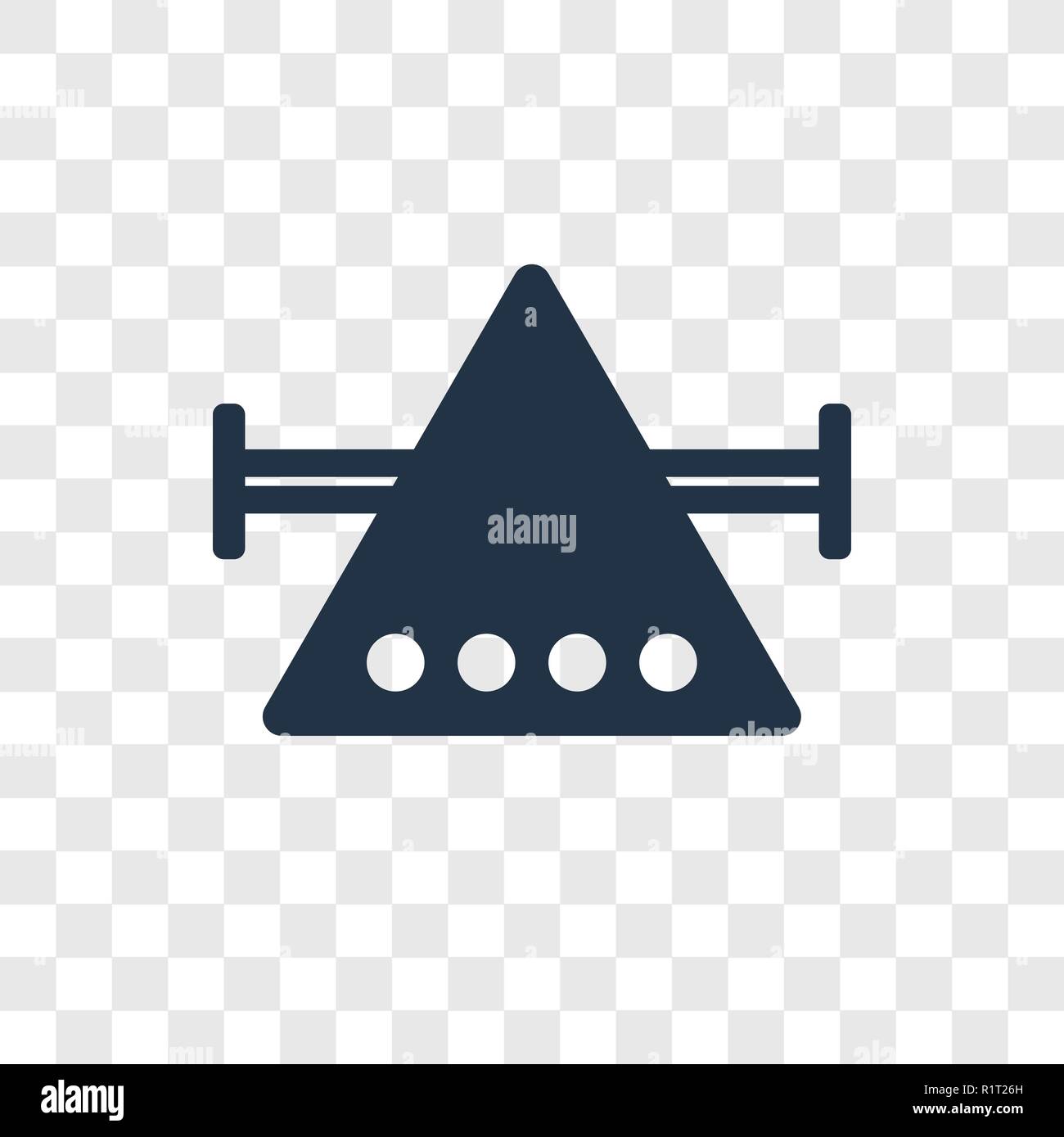 Air vector icon isolated on transparent background, Air transparency ...