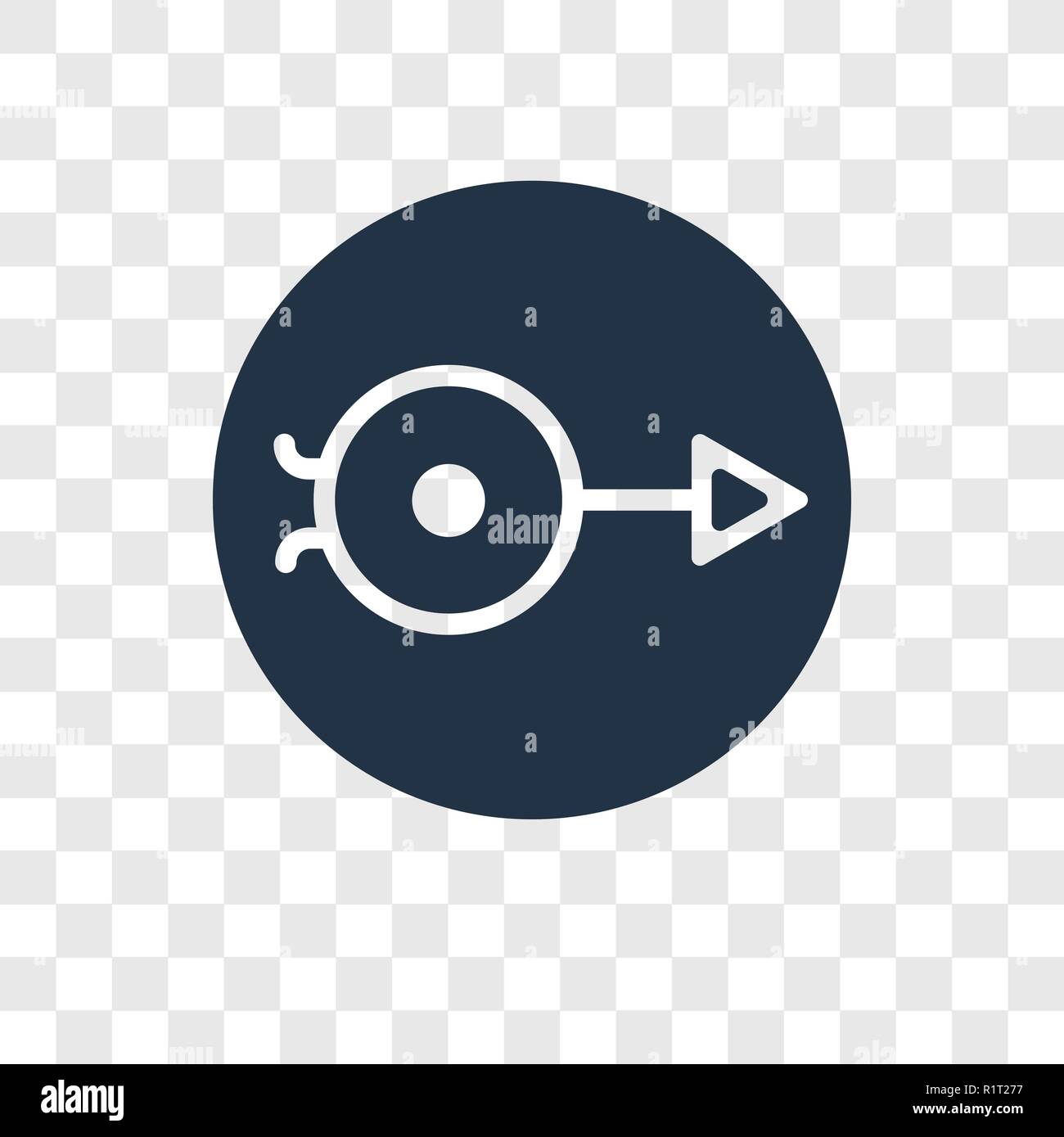 Spirit vector icon isolated on transparent background, Spirit ...