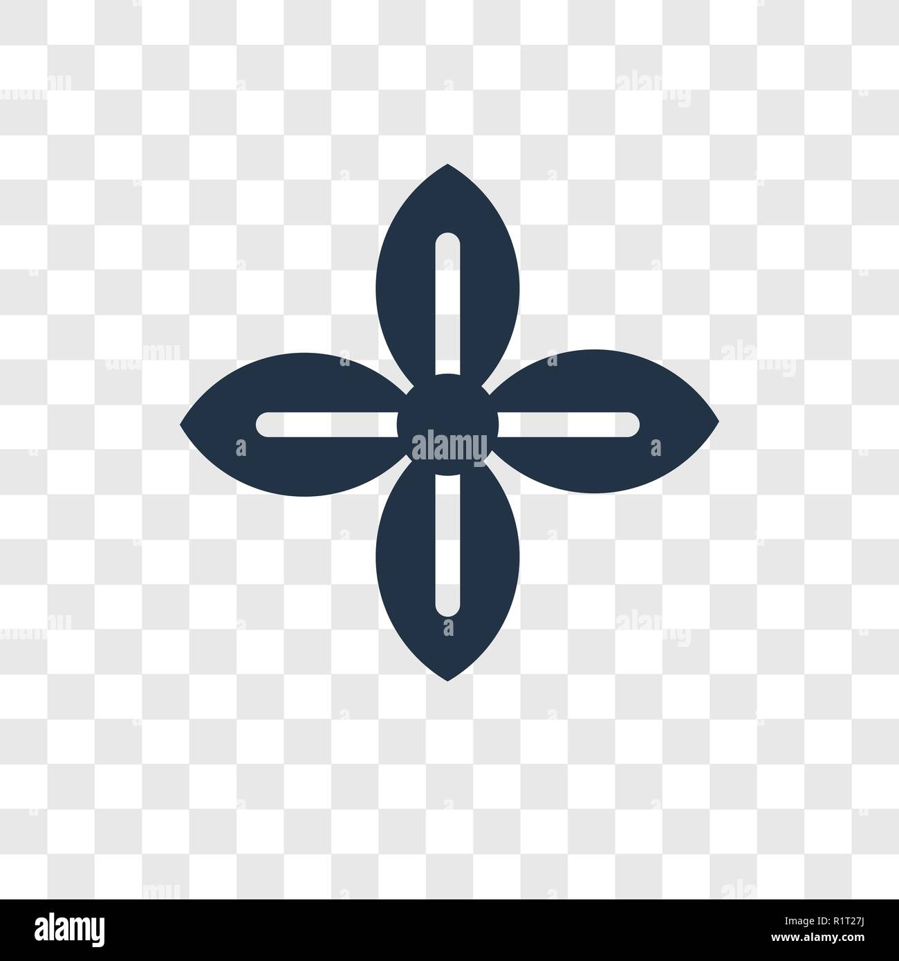 Affluence vector icon isolated on transparent background, Affluence ...