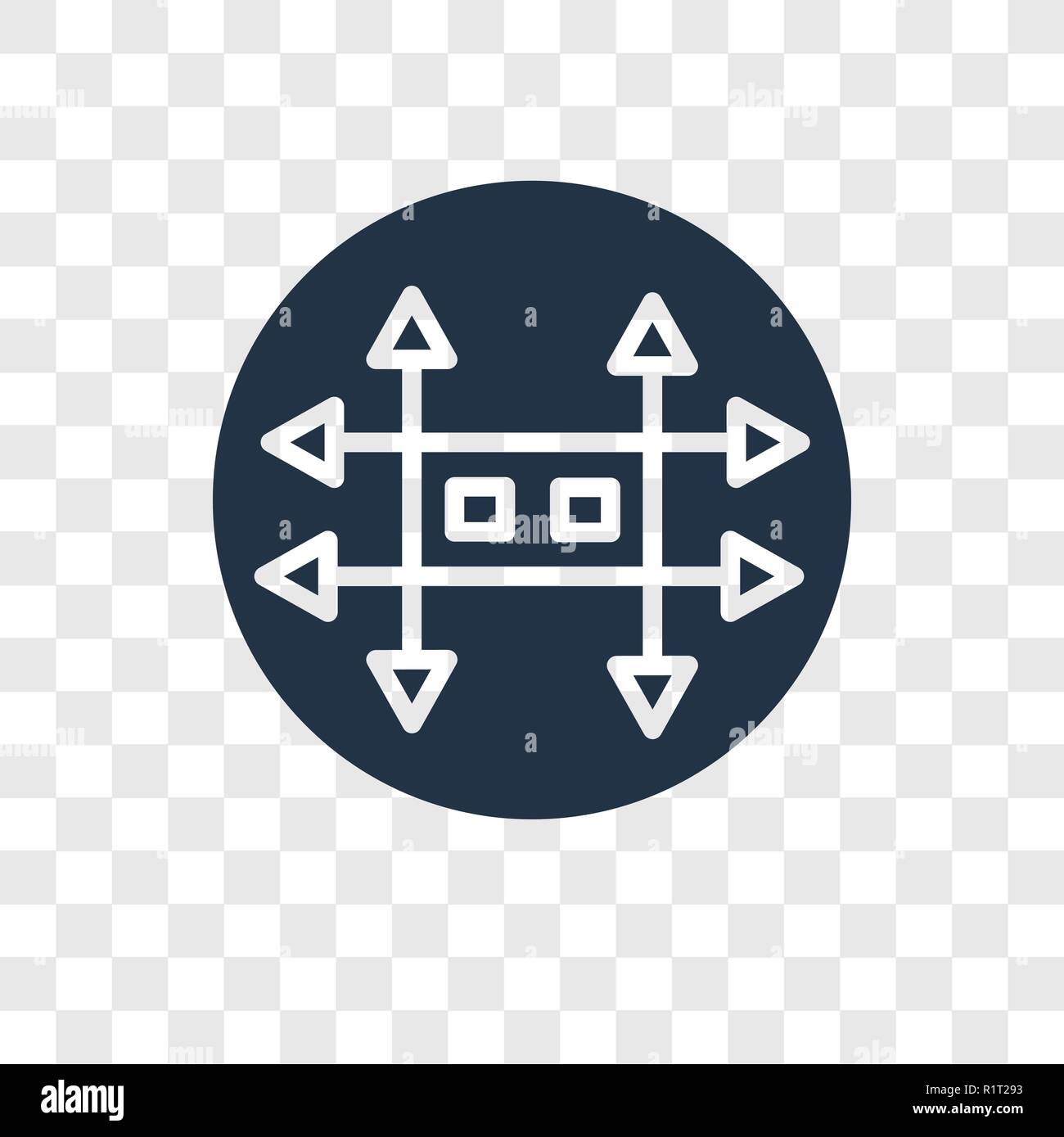 Zinc vector icon isolated on transparent background, Zinc transparency ...