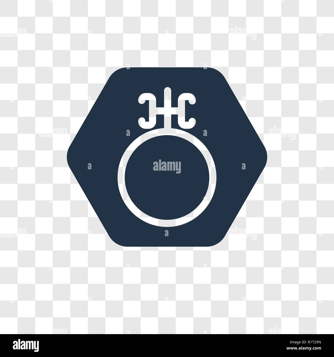 Antimony vector icon isolated on transparent background, Antimony ...