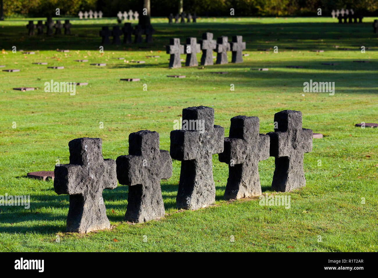 German Second World War Cemetery, La Cambe, Normandy, France Stock ...