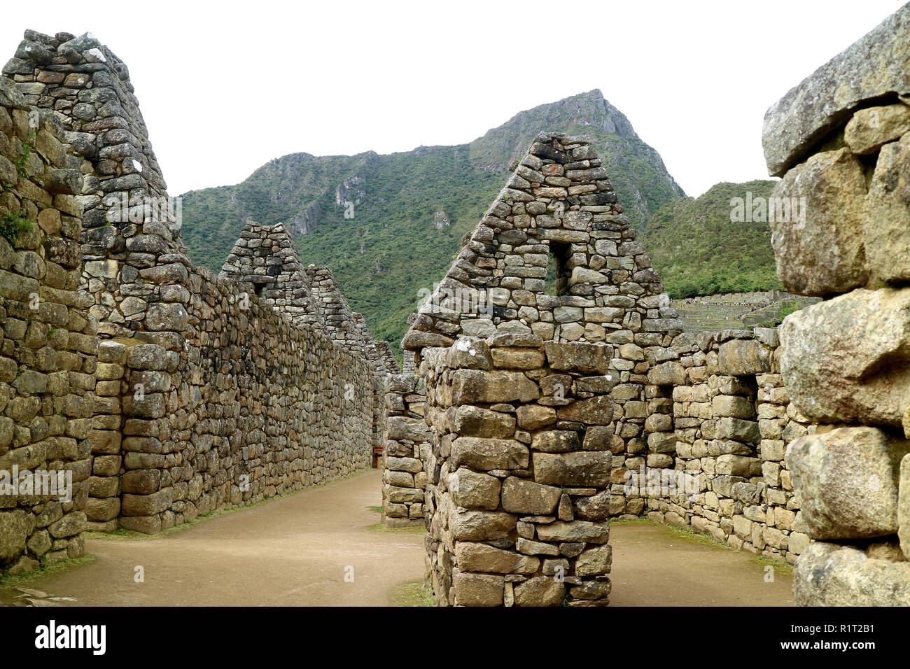 Ancient structure of Machu Picchu, UNESCO World Heritage Archaeological ...